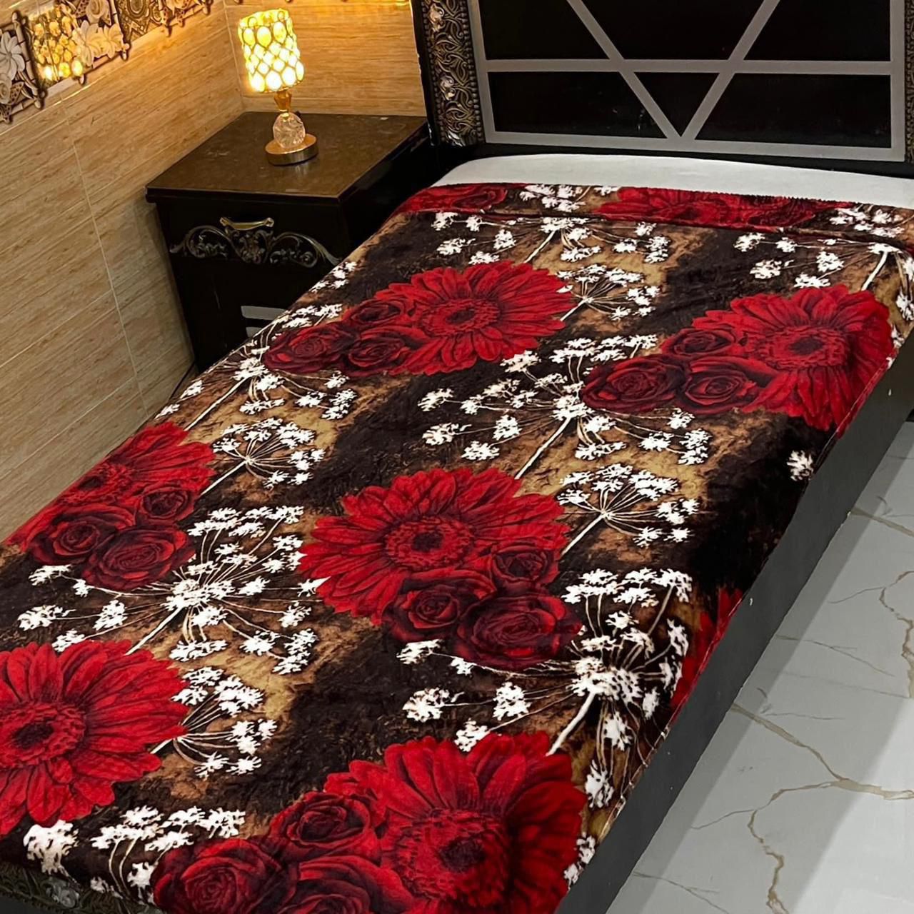 Soft Fleece Printed AC Blanket – Single Bed | Winter 2038