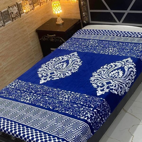 Soft Fleece Printed AC Blanket – Single Bed | Winter 2040