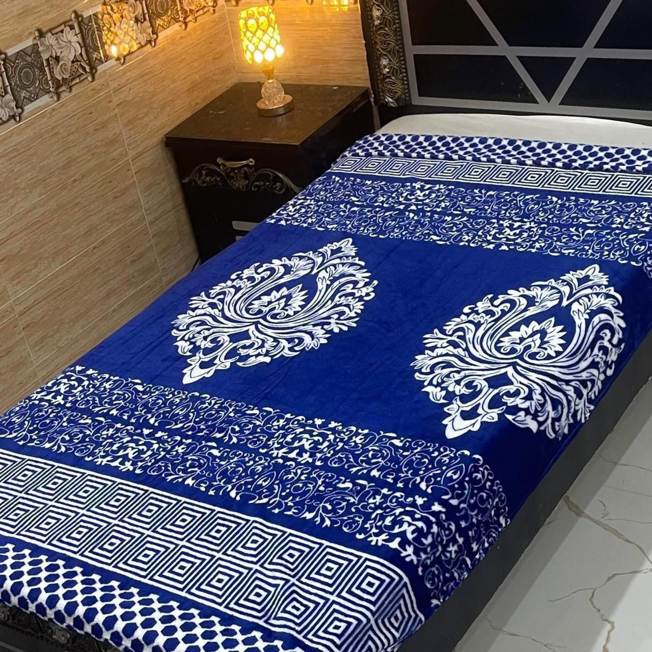 Soft Fleece Printed AC Blanket – Single Bed | Winter 2039