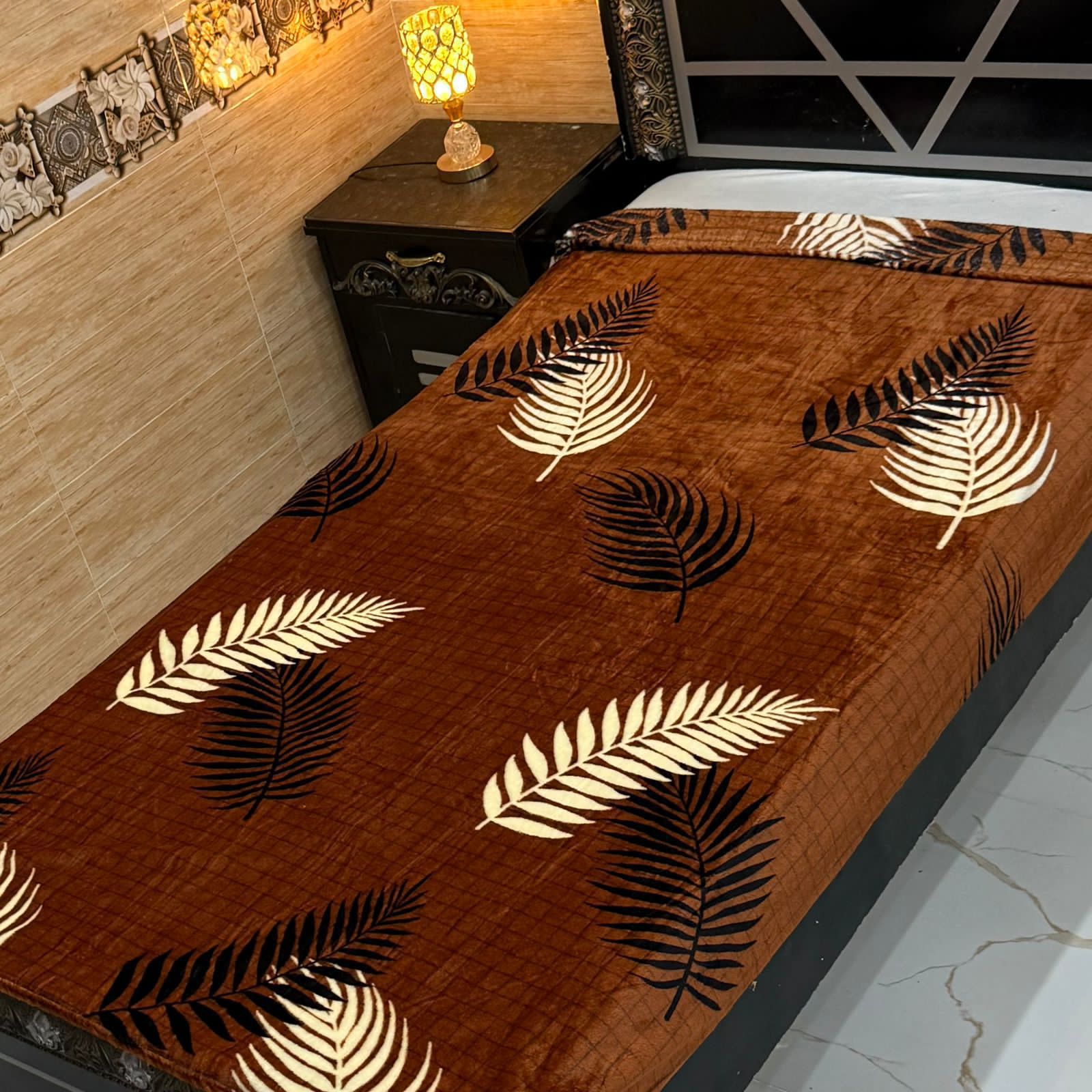 Soft Fleece Printed AC Blanket – Single Bed | Winter 2045