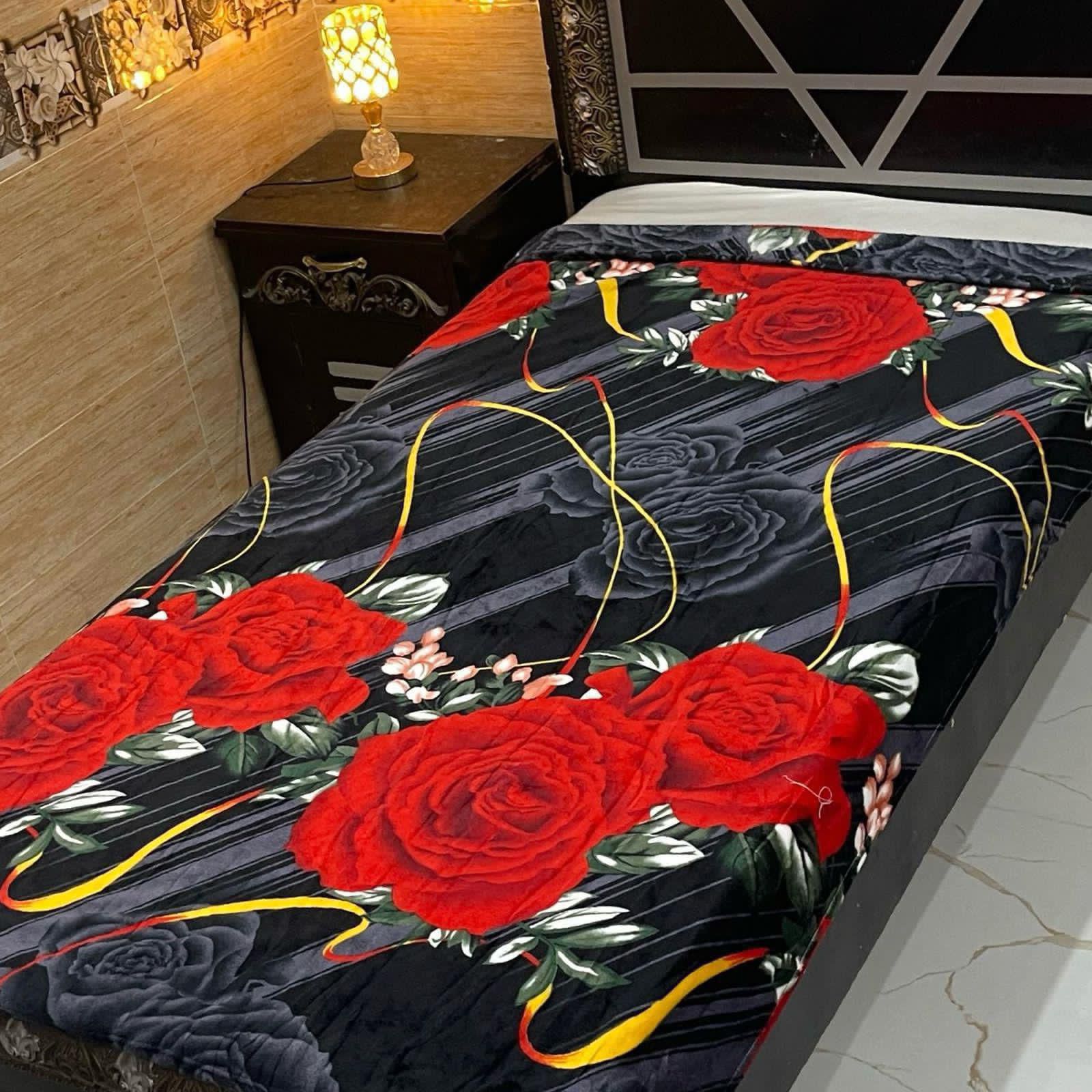 Soft Fleece Printed AC Blanket – Single Bed | Winter 2028