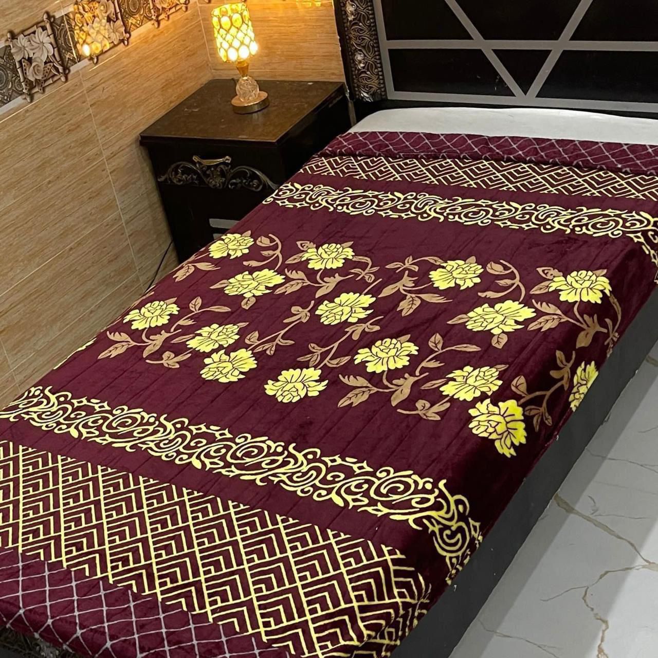 Soft Fleece Printed AC Blanket – Single Bed | Winter 2033